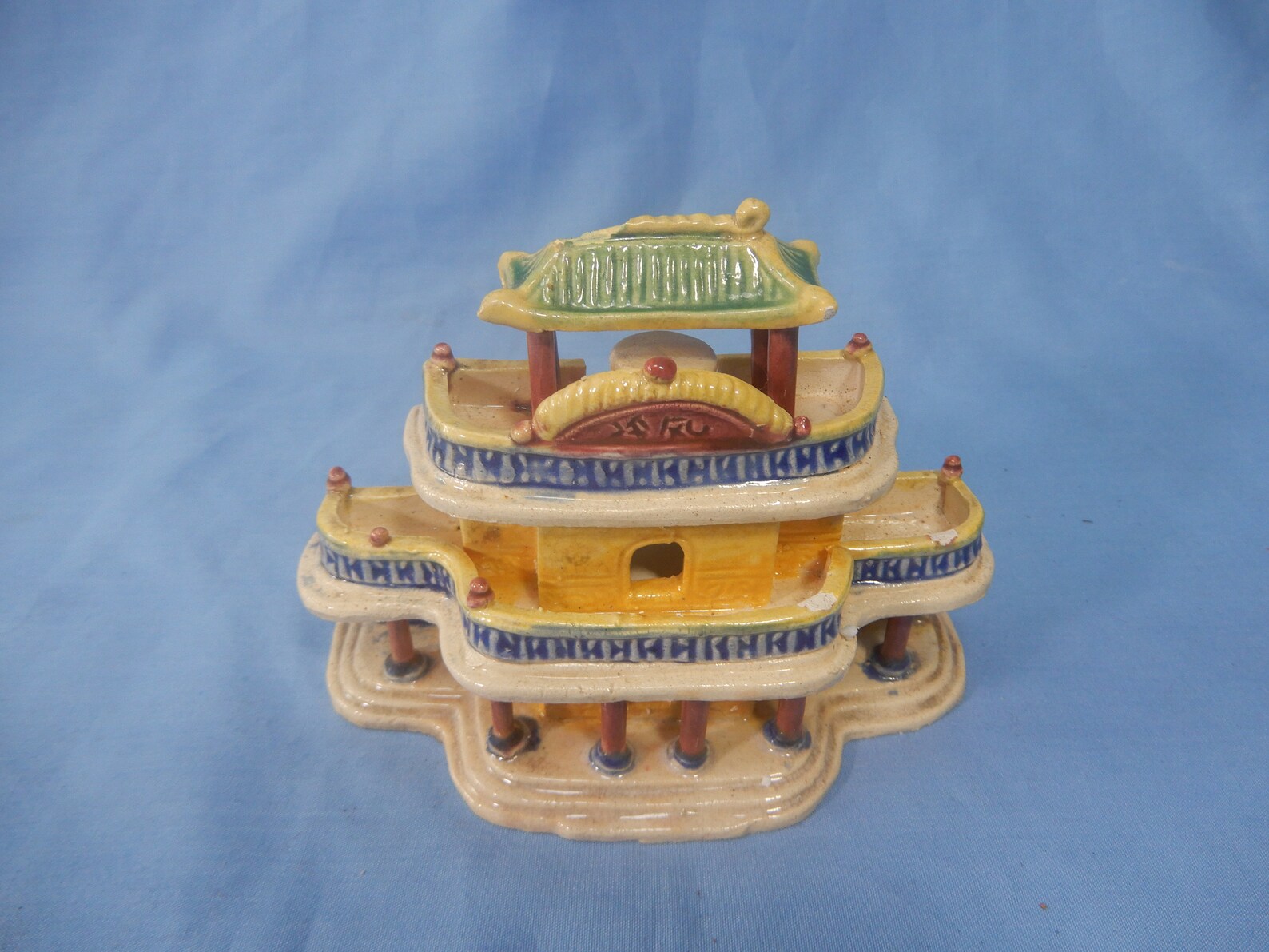Rare Vintage Chinese Ceramic Mansion Hand Crafted Painted - Etsy
