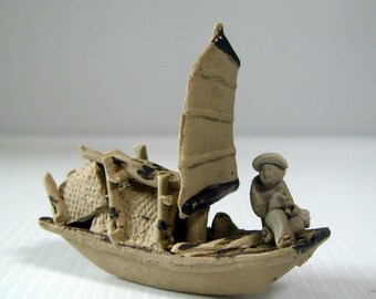 Boat figurine | Etsy