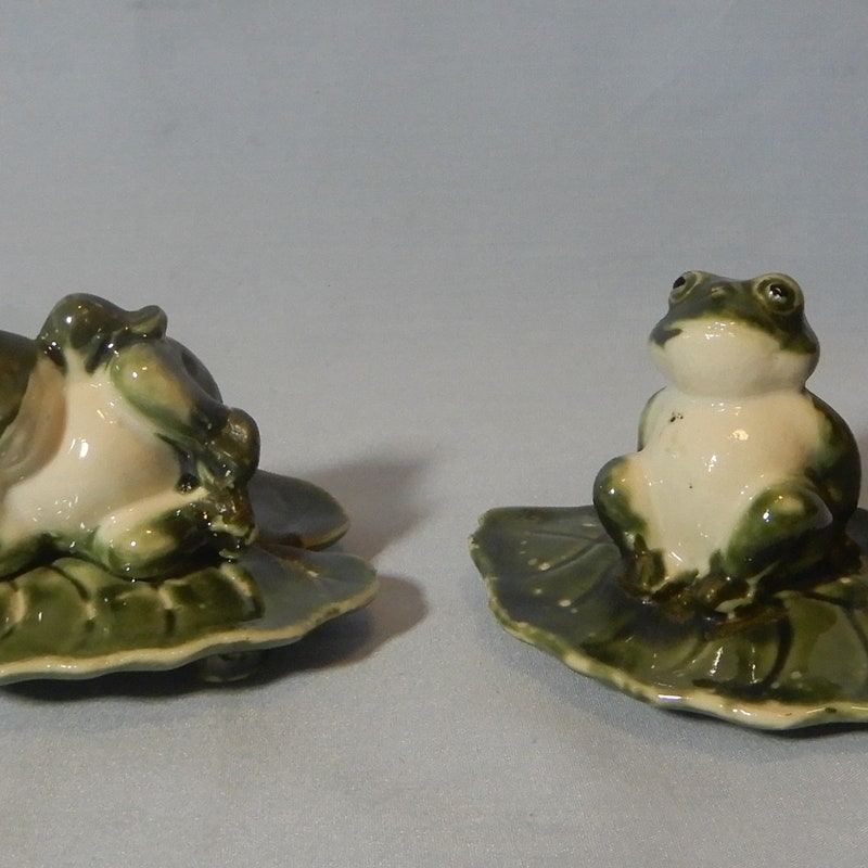 Vintage Ceramic Frog - Etsy