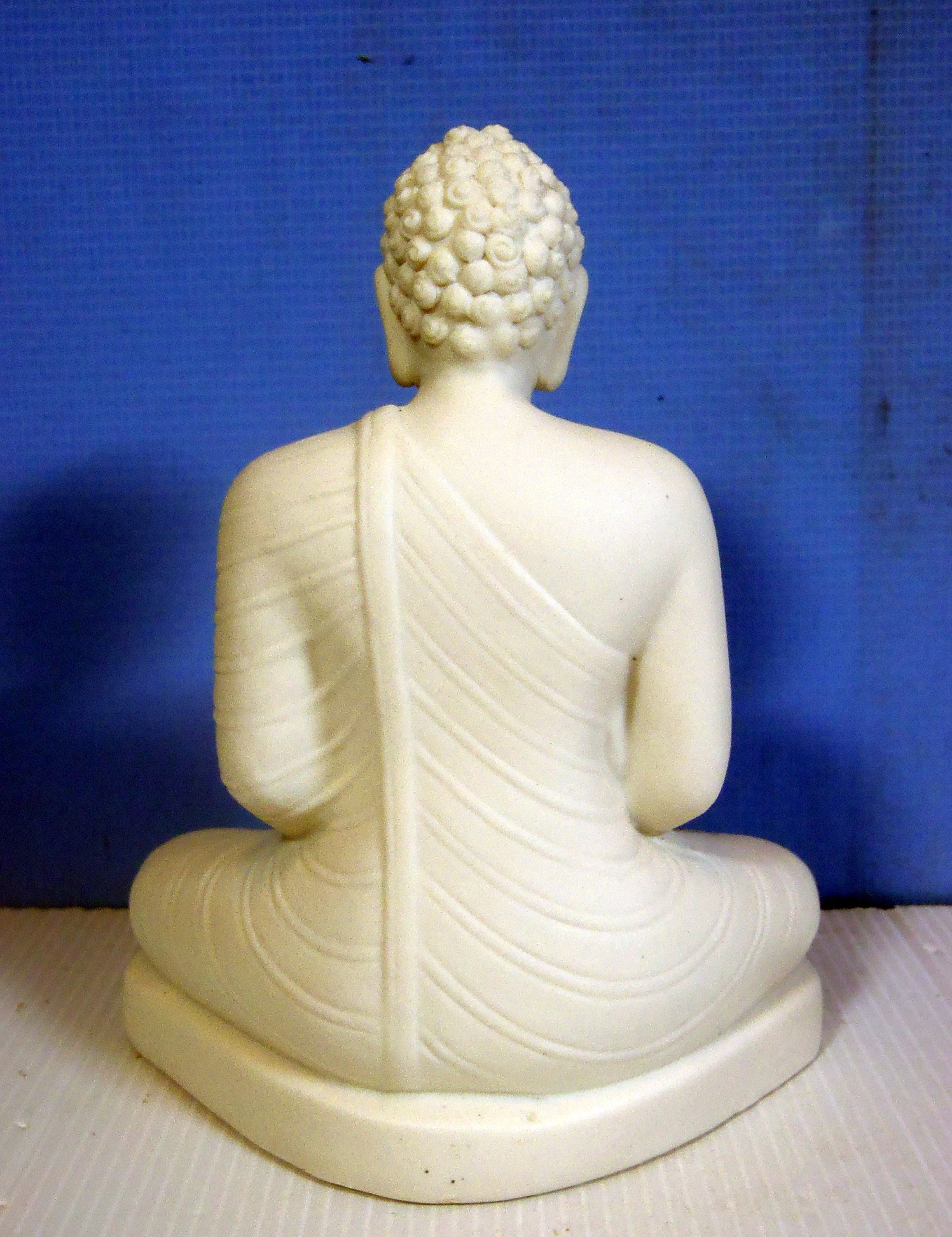 Vintage Blanc De Chine Dehua white porcelain Buddha Statue | Etsy