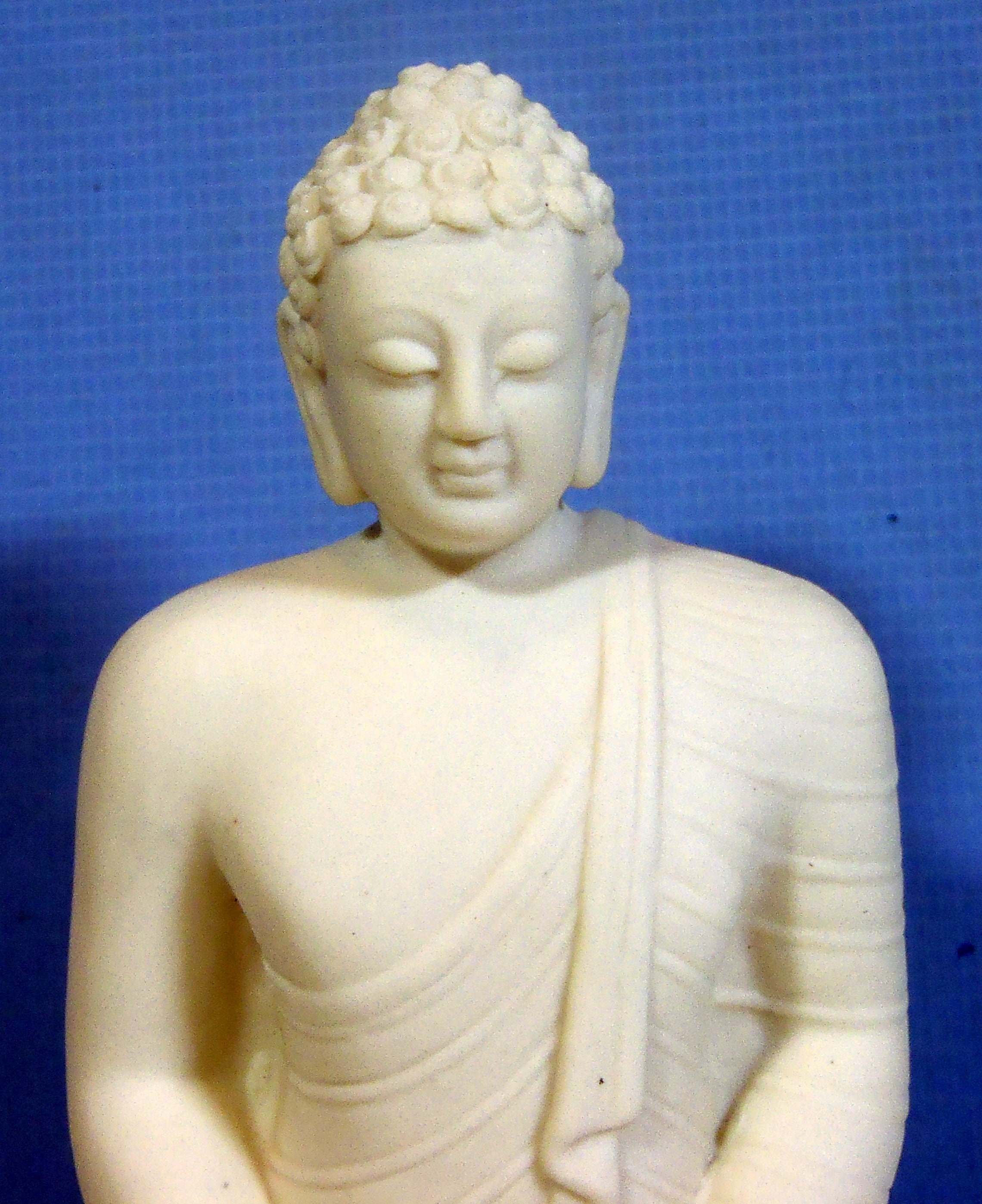 Vintage Blanc De Chine Dehua white porcelain Buddha Statue | Etsy
