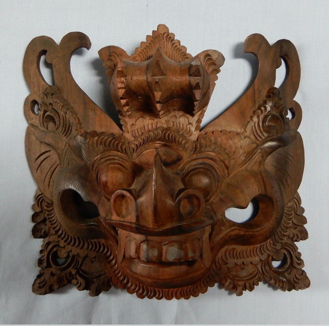 Vintage Indonesia Wood Hand Carving of Bali God Circa Mid - Etsy