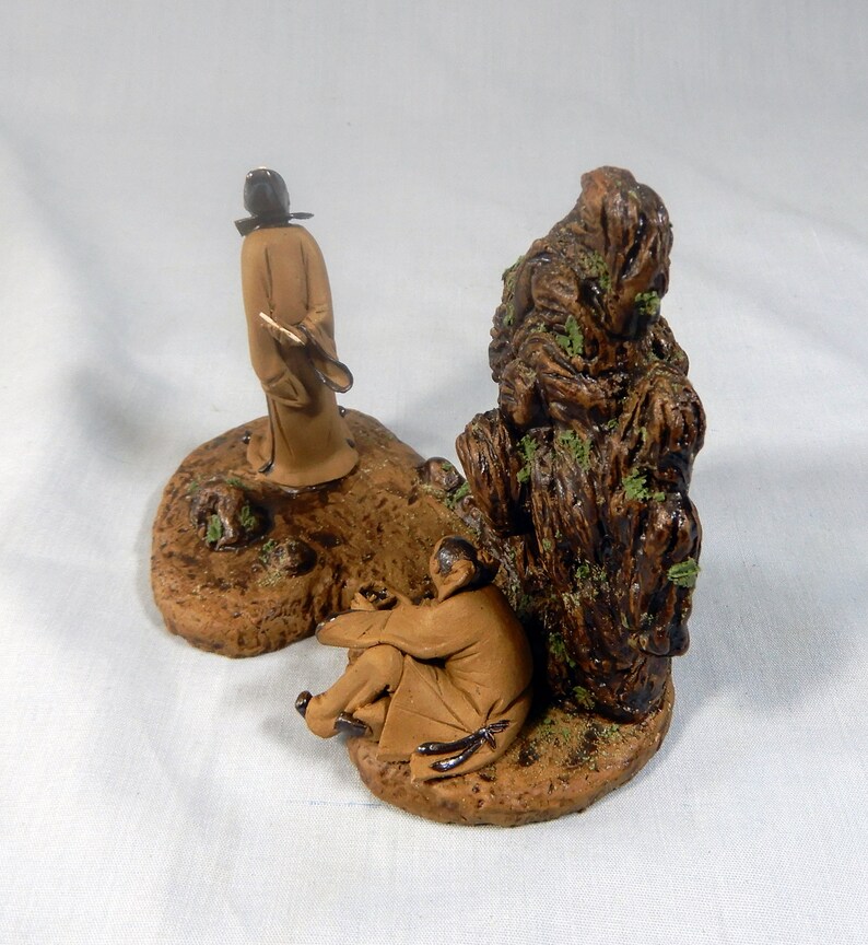 Antique Shiwan Fine Ceramic Diorama Teacher Pupil Garden Scene - Etsy