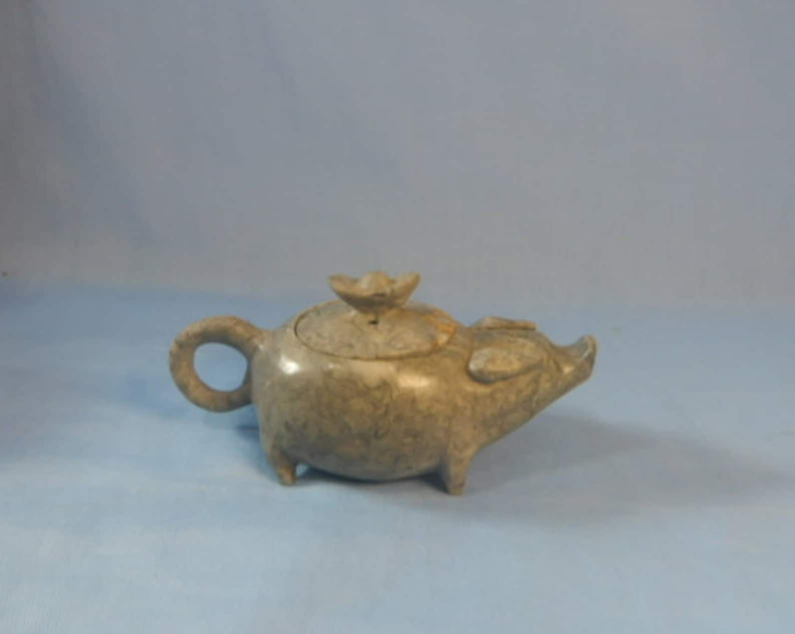 Chinese Antique Soapstone Water Dropper Circa Late Qing Dynasty Rarely ...
