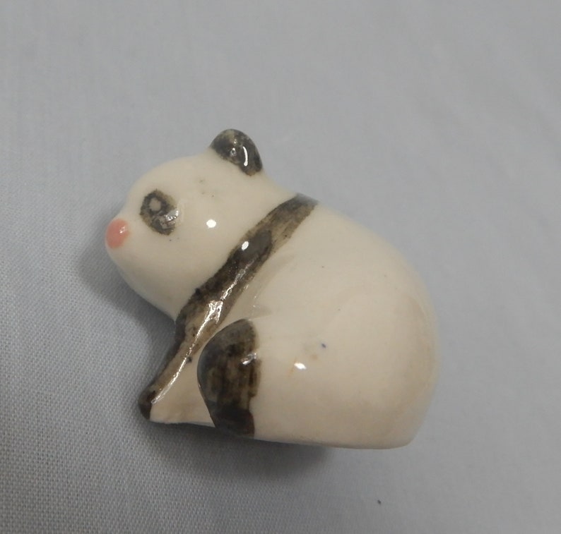 Vintage Porcelain Miniature Panda One Pair Hand Crafted - Etsy