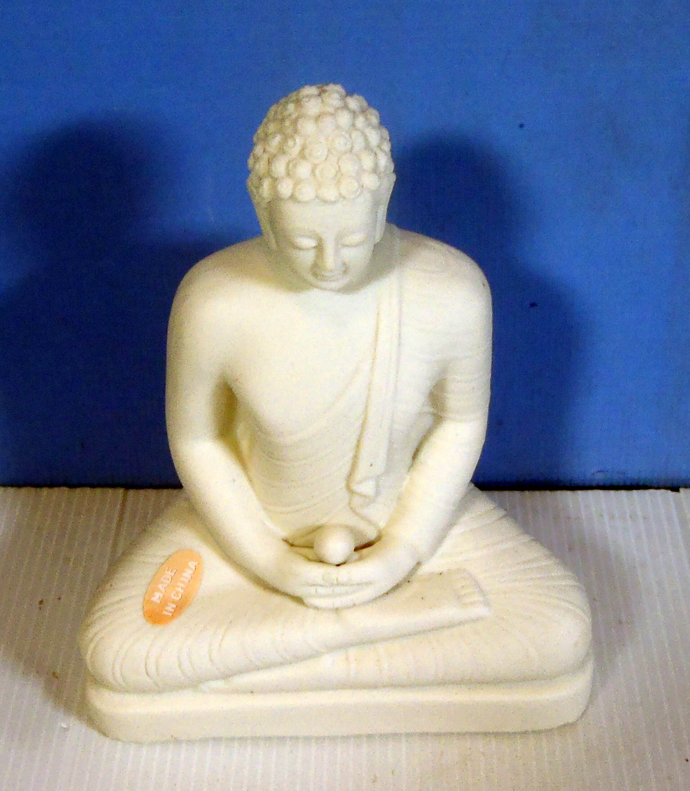 Vintage Blanc De Chine Dehua white porcelain Buddha Statue | Etsy