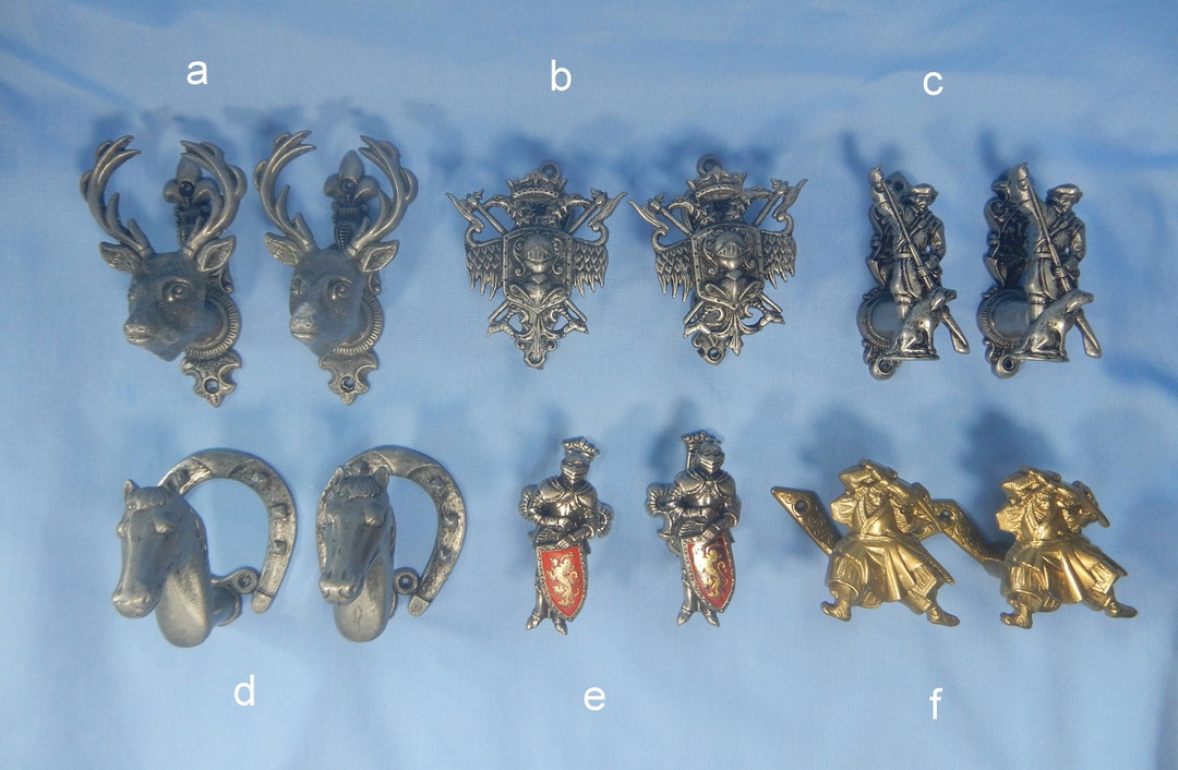 Vintage Sword Katana Metal Wall Hangers 6 Designs by Marto - Etsy