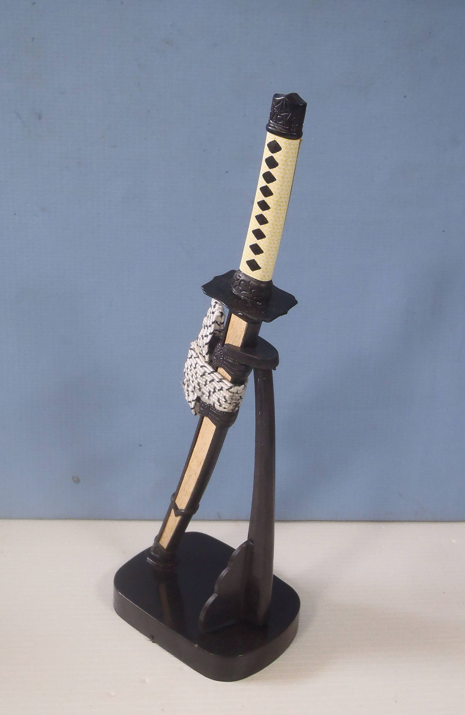 Vintage Miniature Japanese Katana Samurai Sword With Stand | Etsy