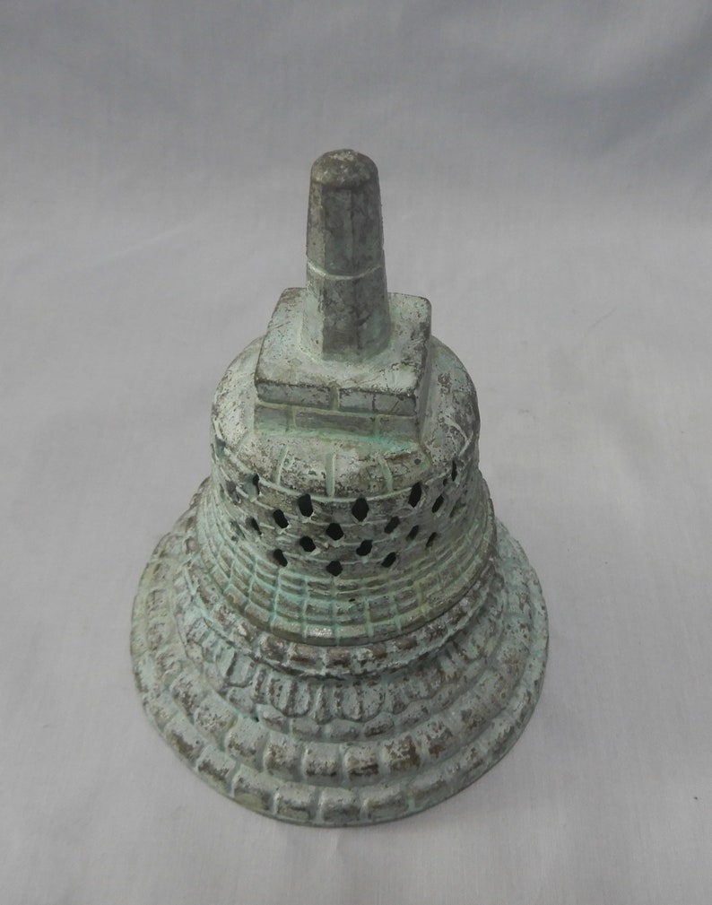 Antique Tibetan Bronze Stupa With Buddha Statue Circa Early - Etsy
