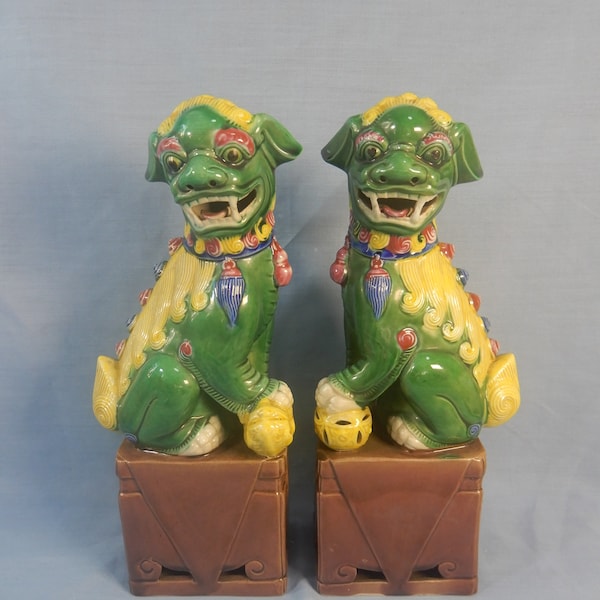 Large Foo Dogs Statue - Etsy