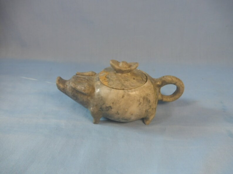 Chinese Antique Soapstone Water Dropper Circa Late Qing Dynasty Rarely ...