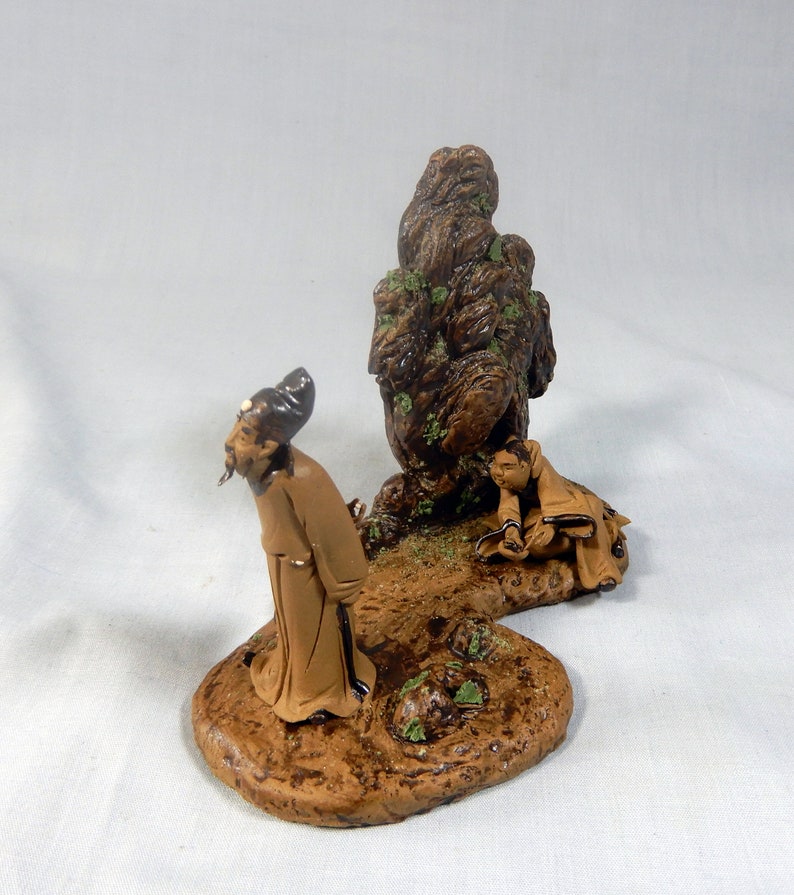 Antique Shiwan Fine Ceramic Diorama Teacher Pupil Garden Scene - Etsy