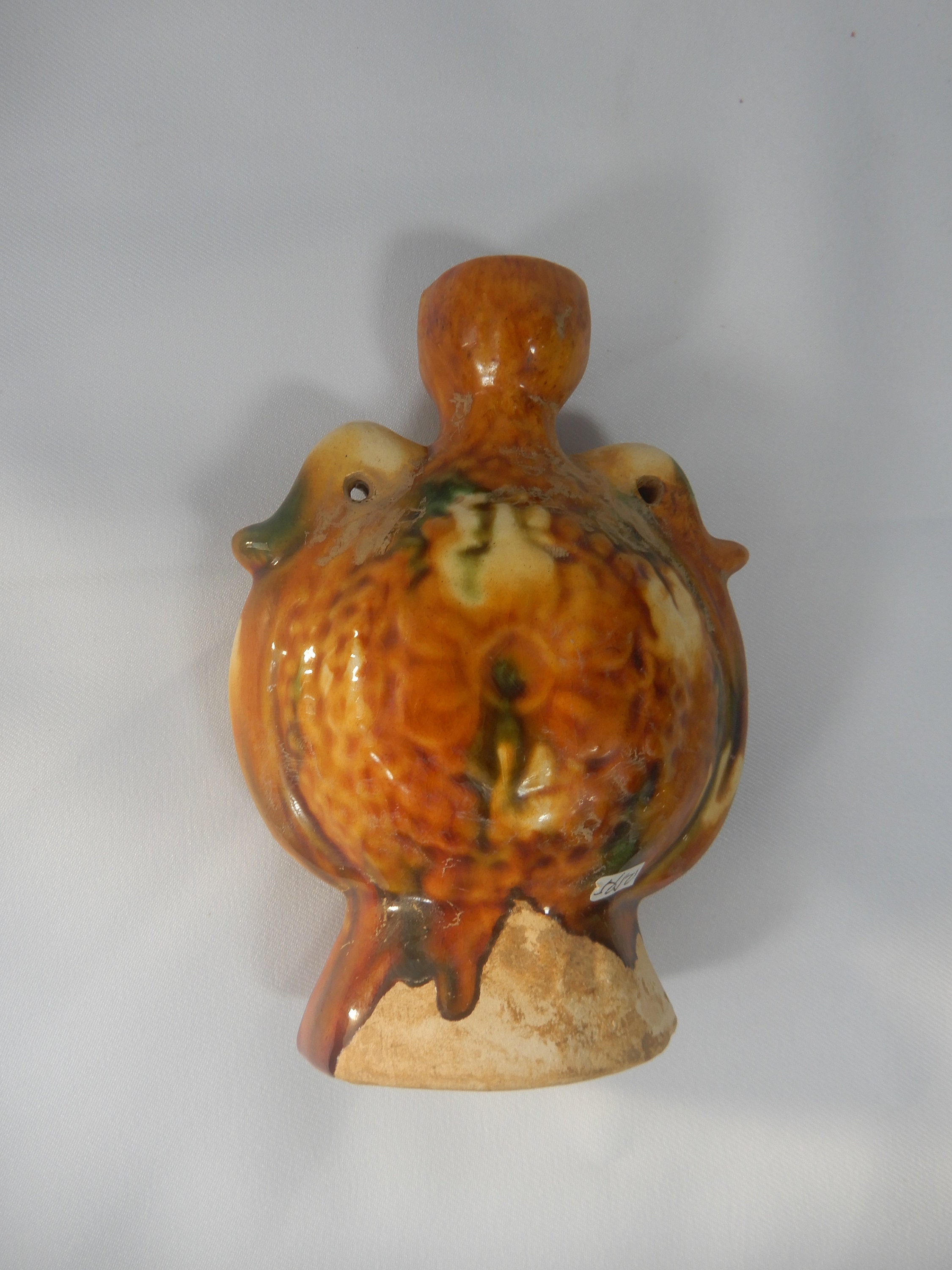 Authentic Tang Dynasty (618-907) Sancai Splash Glazed Small Earthenware ...