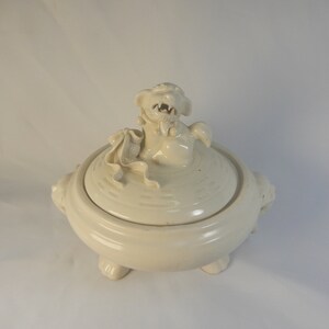 Chinese Antique Blanc De Chine Dehua White Porcelain Censer Foo Dog Lid ...
