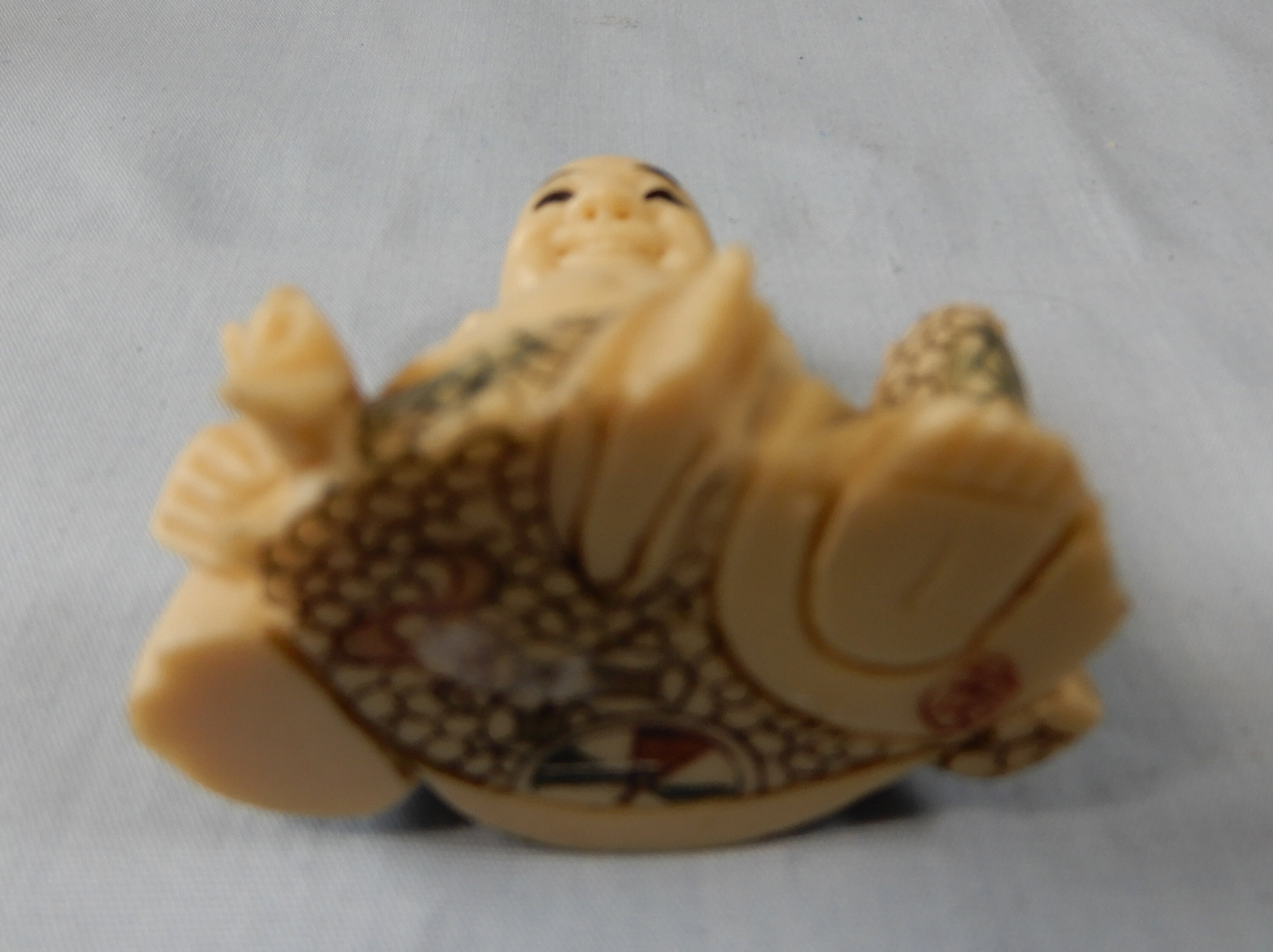 Vintage Hand Carved Japanese Netsuke Buddha Statue Late 1900s | Etsy