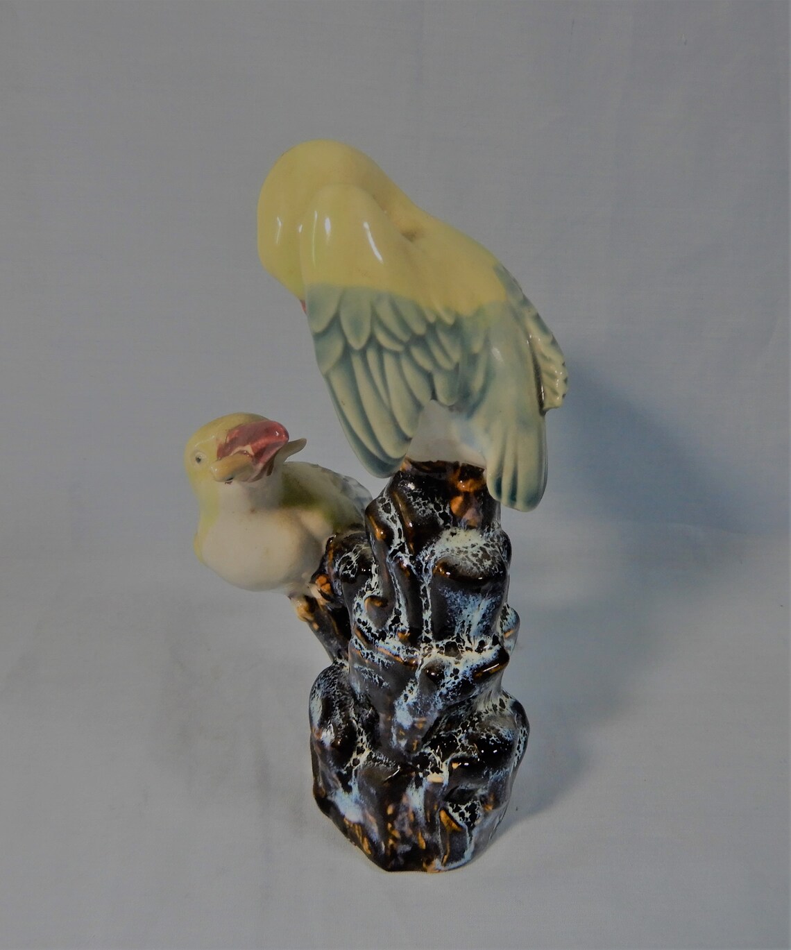 Vintage Chinese porcelain birds hand painted retired 1950s | Etsy