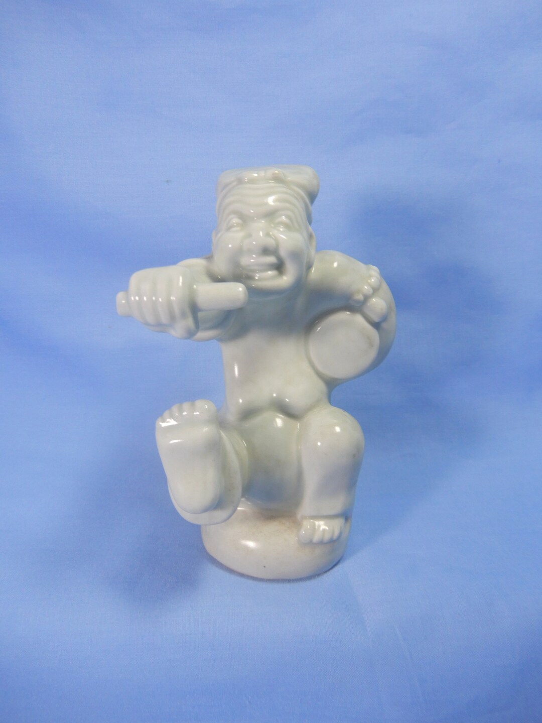 Han Dynasty (206-220 AD) Extremely Rare Glazed Pottery Male Musican ...