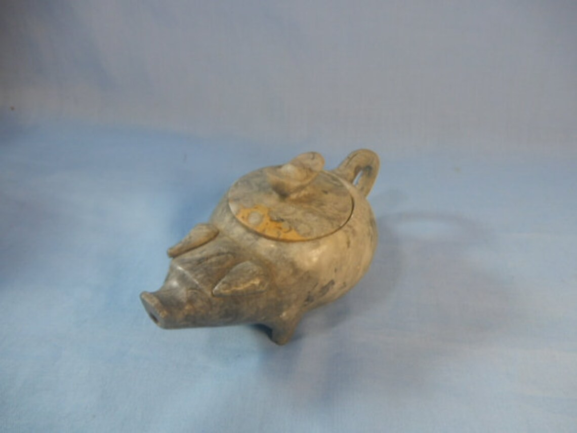 Chinese Antique Soapstone Water Dropper Circa Late Qing Dynasty Rarely ...