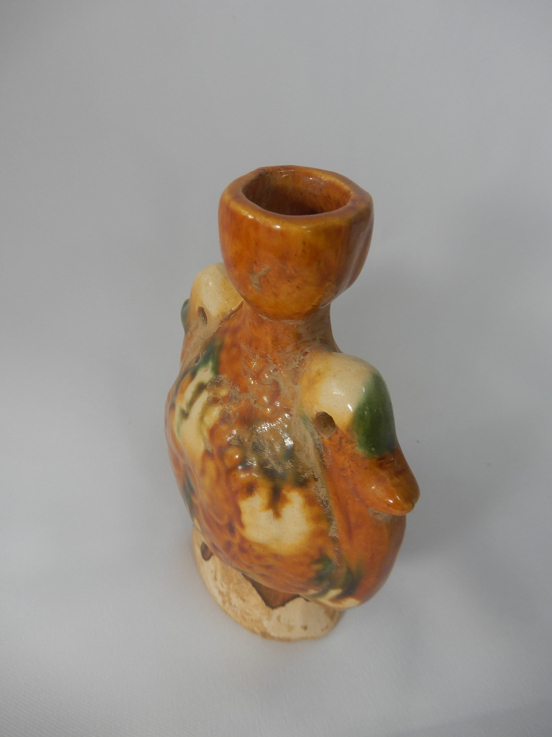 Authentic Tang Dynasty (618-907) Sancai Splash Glazed Small Earthenware ...