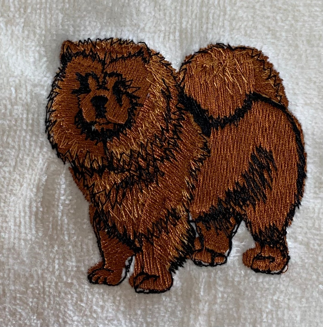Chow Chow Embroidered Hand Towel, Custom, Gift, Personalized - Etsy