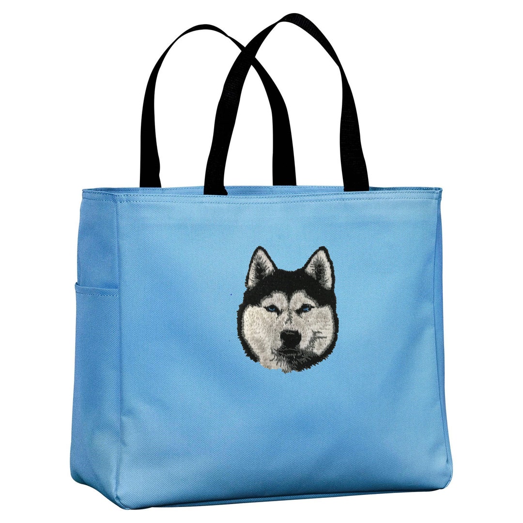 Siberian Husky Tote Bag, Custom, Embroidered, Gift, Personalized - Etsy