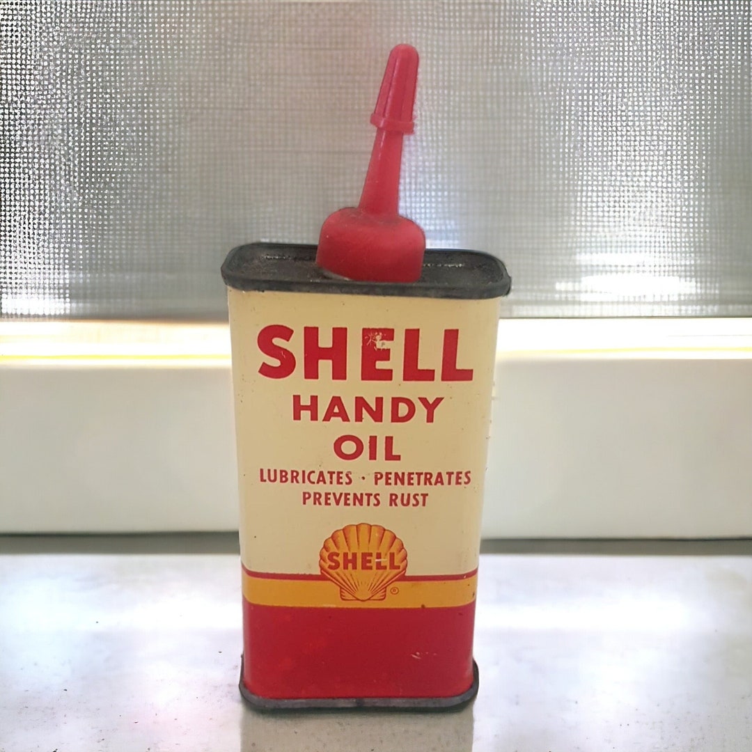 Antique Shell Handy Oil Can Houshold Oiler - Etsy