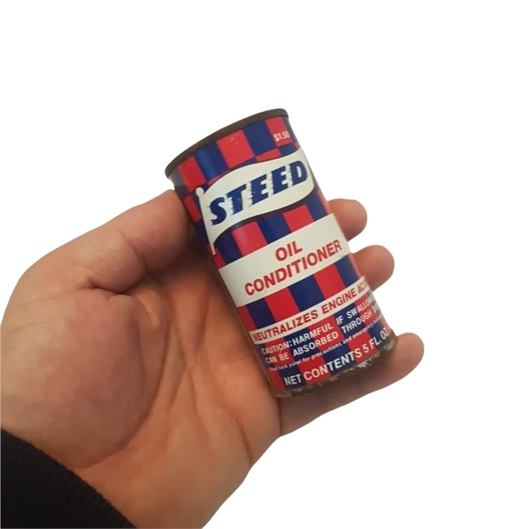 Antique STEED Oil Conditioner Tin Can - Etsy