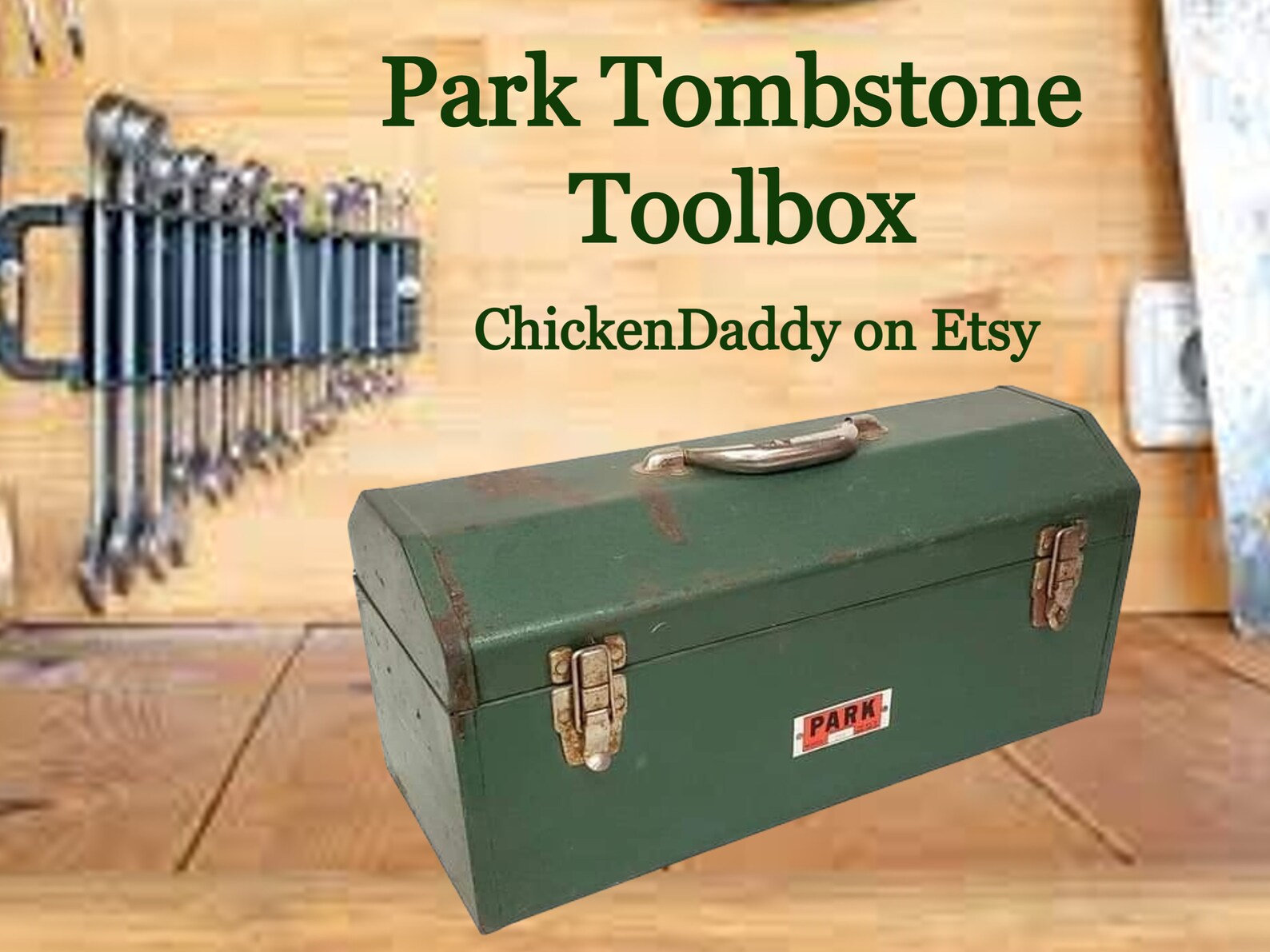 Vintage Machinist Toolbox Tombstone Style Park Tool Box - Etsy