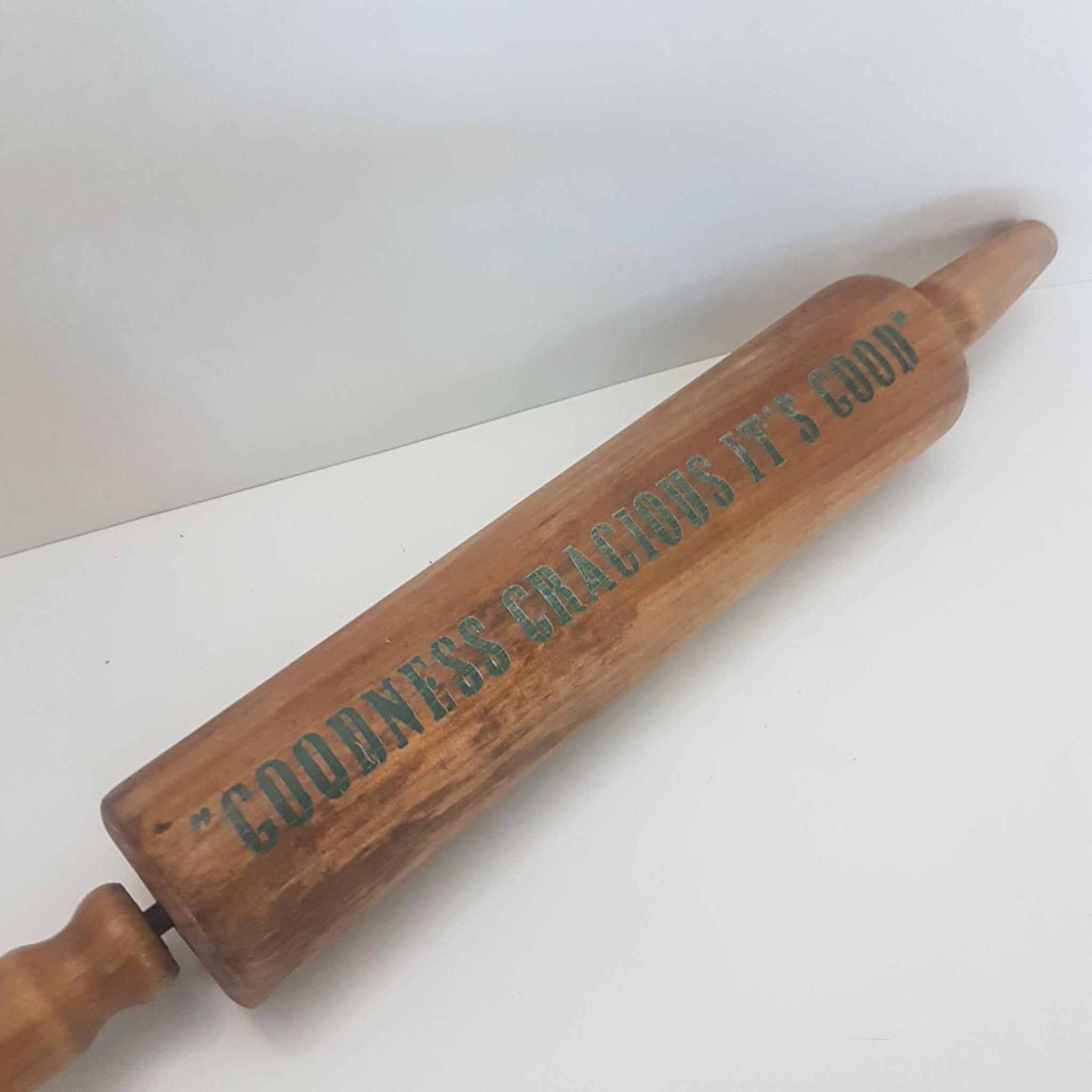 Rustic Rolling Pin Martha White Flour Farm Kitchen Decor - Etsy