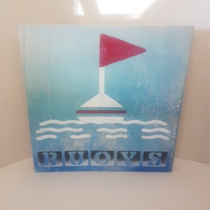 Bathroom Signs Nautical Buoys and Gulls - Etsy