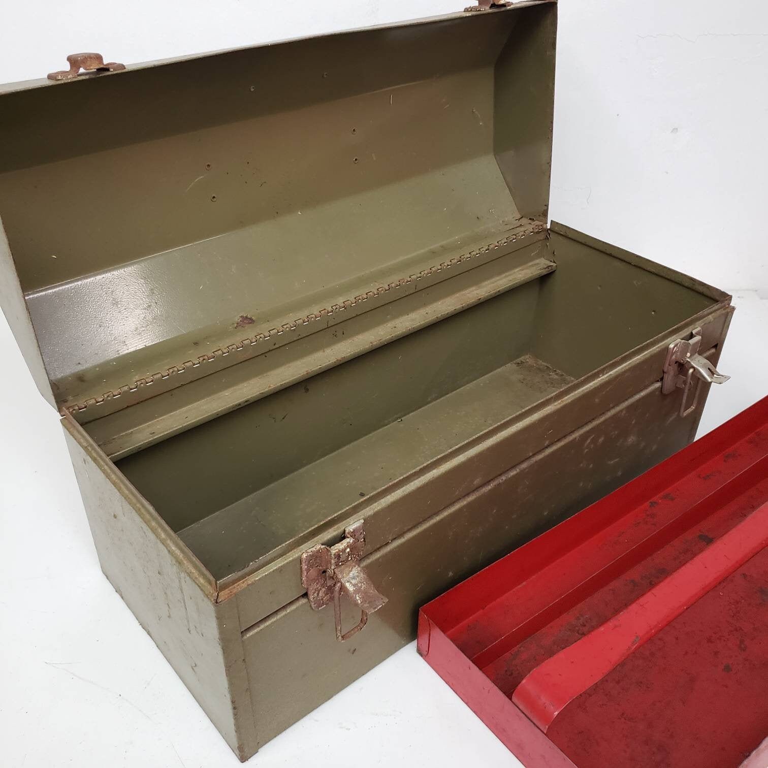 Vintage Machinist Toolbox Tombstone Style Park Tool Box - Etsy