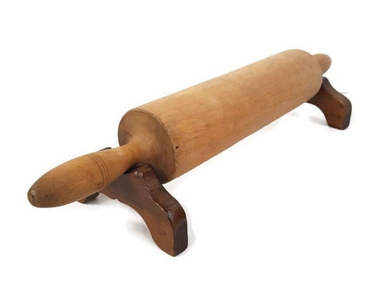 Rolling Pin Holder Farmhouse Kitchen Display Rack Baking Tools - Etsy