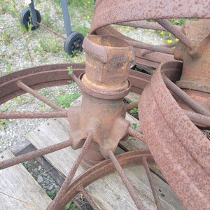 100 Yr Old Portable Steam Engine Wheels - Etsy