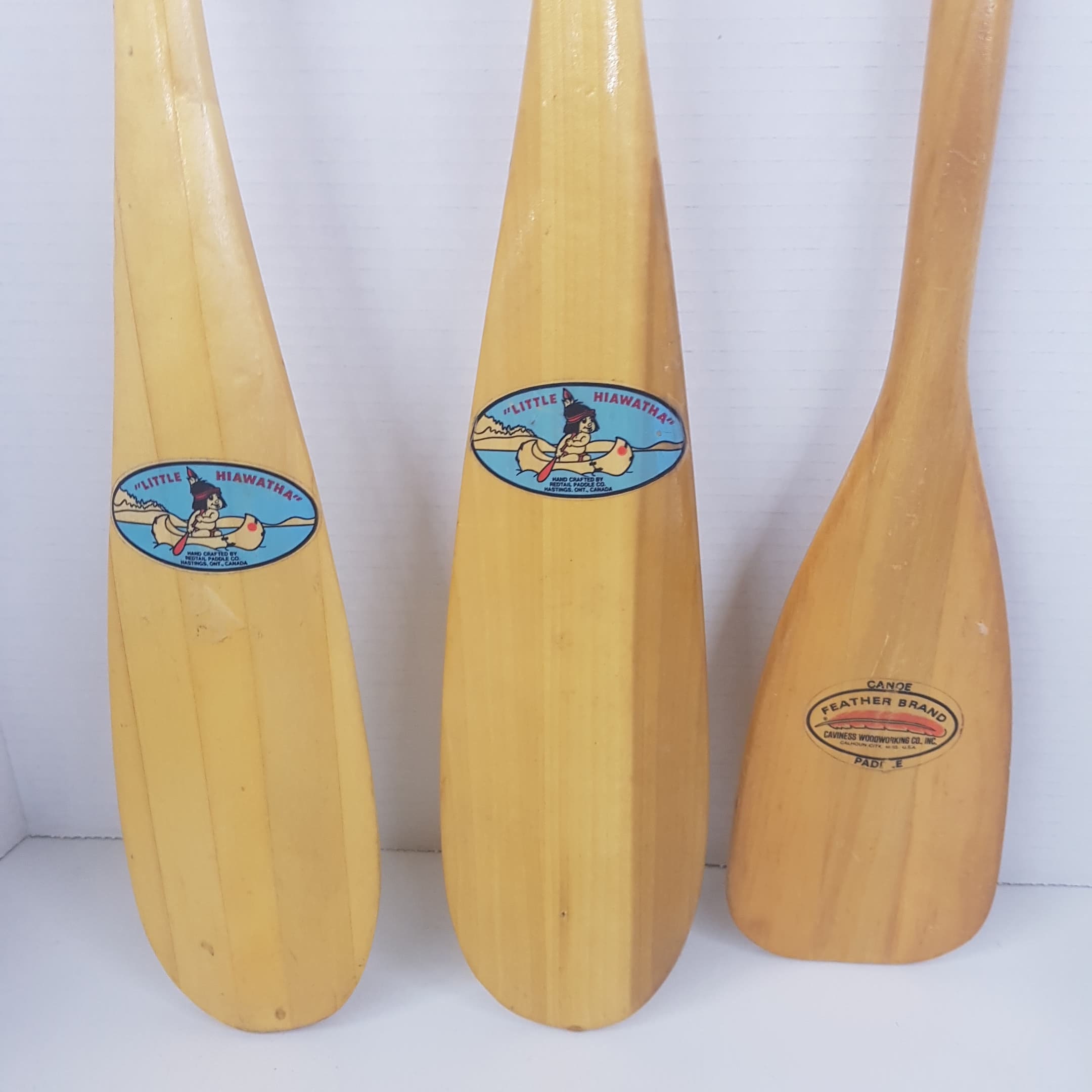 Miniature Canoe Paddle Little Hiawatha Redtail Paddle Co Hasting ...
