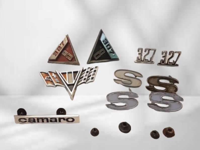 Camaro Car Badges Collectible Muscle Car Parts 1960's - Etsy