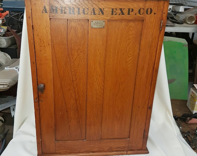 Antique Oak Railroad Ticket Cabinet Railroad Antique - Etsy