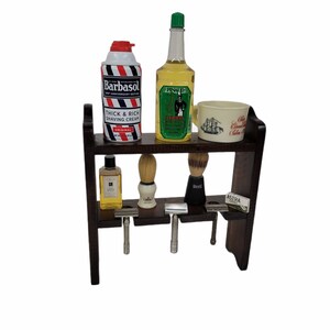 Barber Shaving Display Razor Holder Beard Butler - Etsy