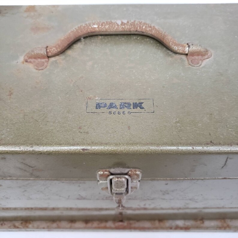 Vintage Machinist Toolbox Park Tool Box - Etsy