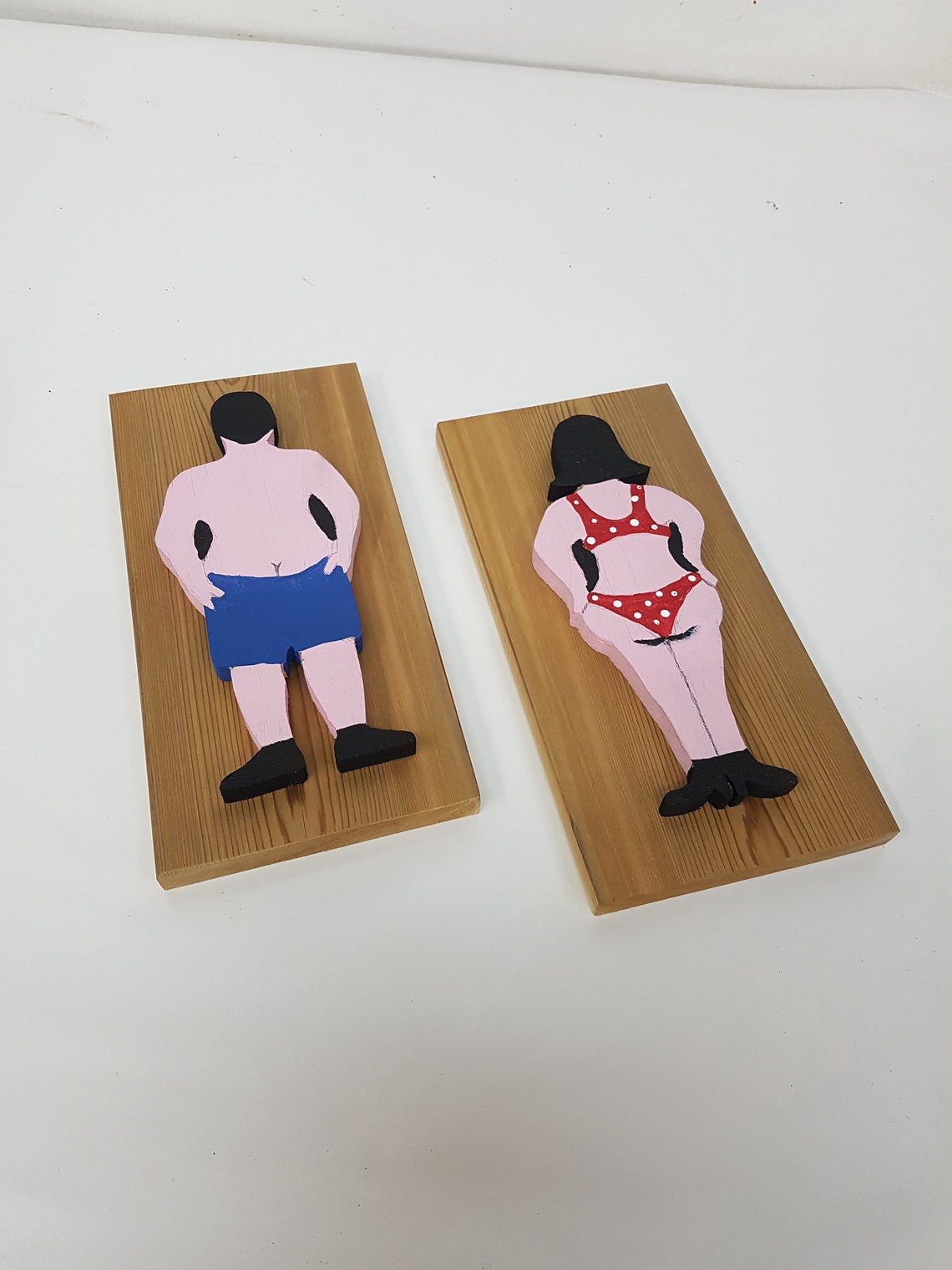 Beach House Bathroom Signs Bikini Bathing Suit | Etsy