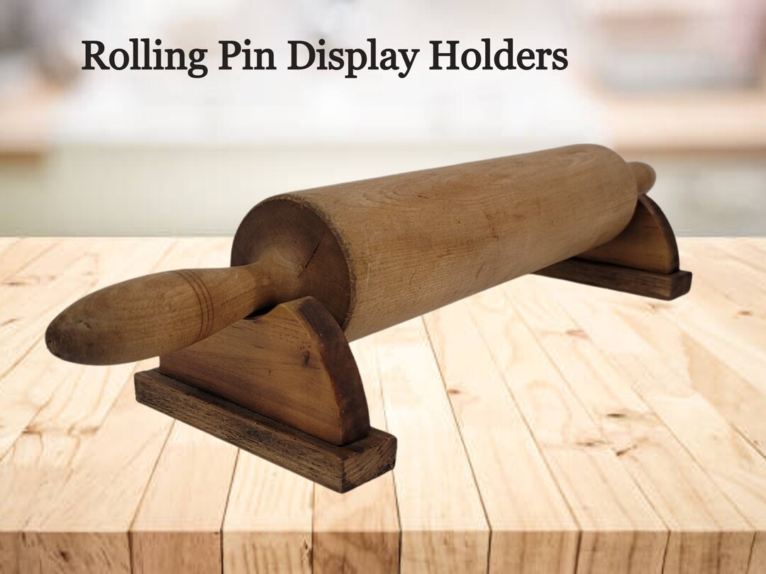 Rolling Pin Holder Kitchen Utensils Display Rack - Etsy