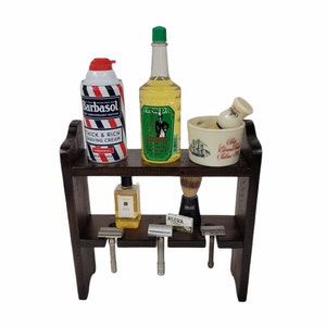 Barber Shaving Display Razor Holder Beard Butler - Etsy