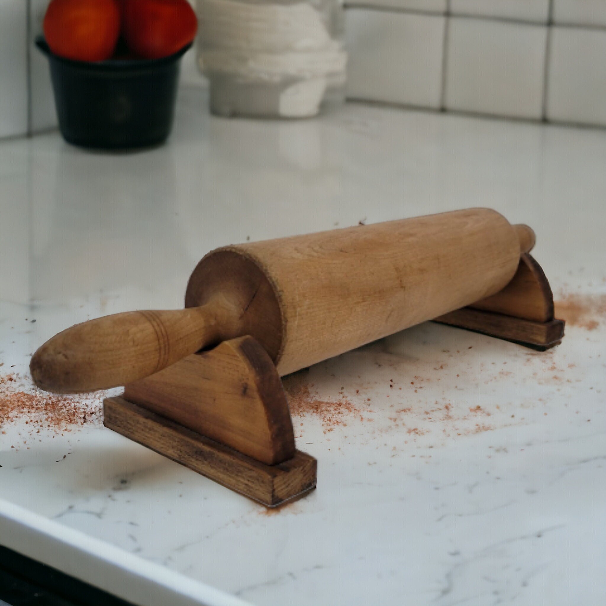 Rolling Pin Holder Kitchen Utensils Display Rack - Etsy