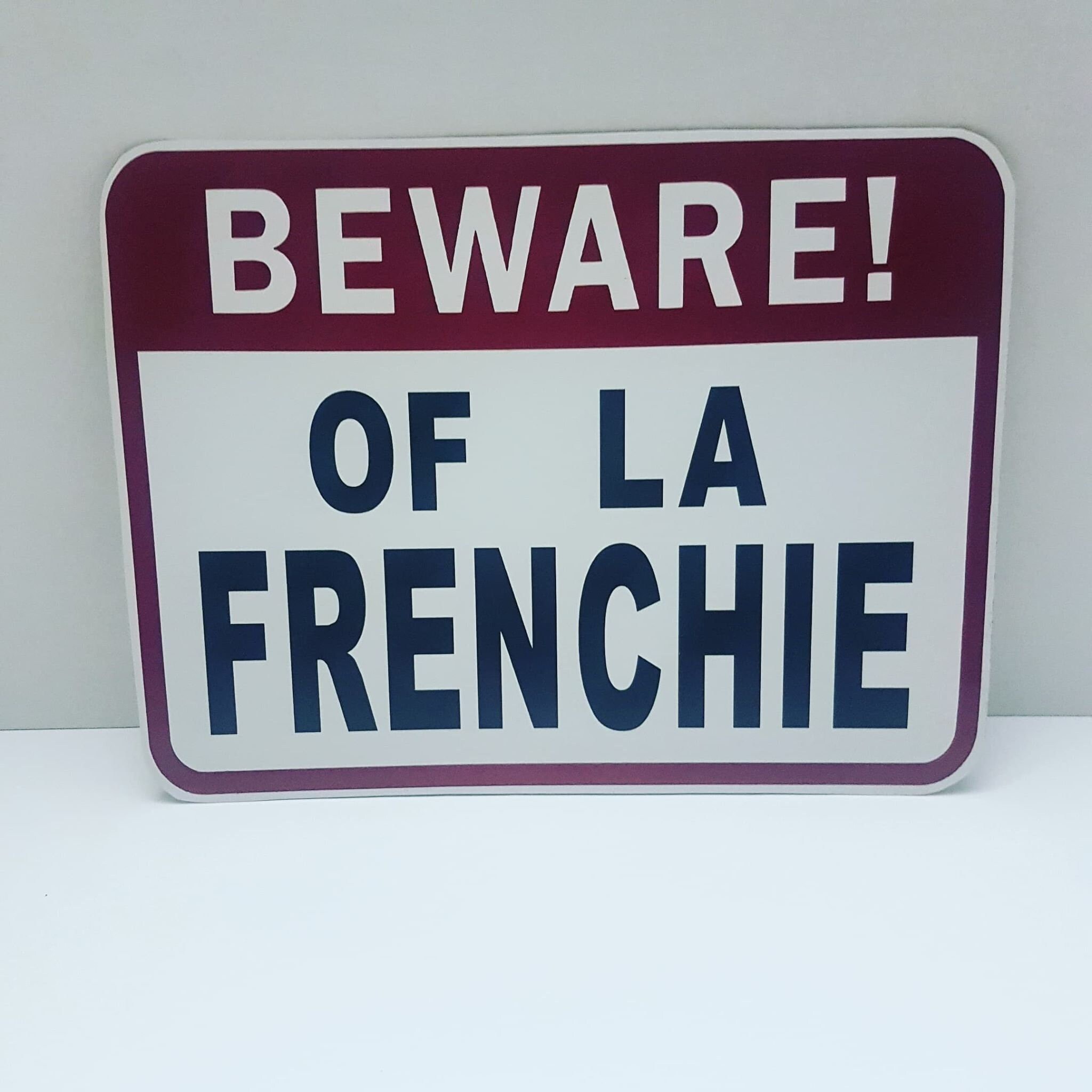 Beware of Dog Sign WARNING the Poodle Ain't Playin' Funny Sign - Etsy