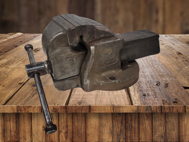 Henry Anvil Vise 5" Canadian Made - Etsy