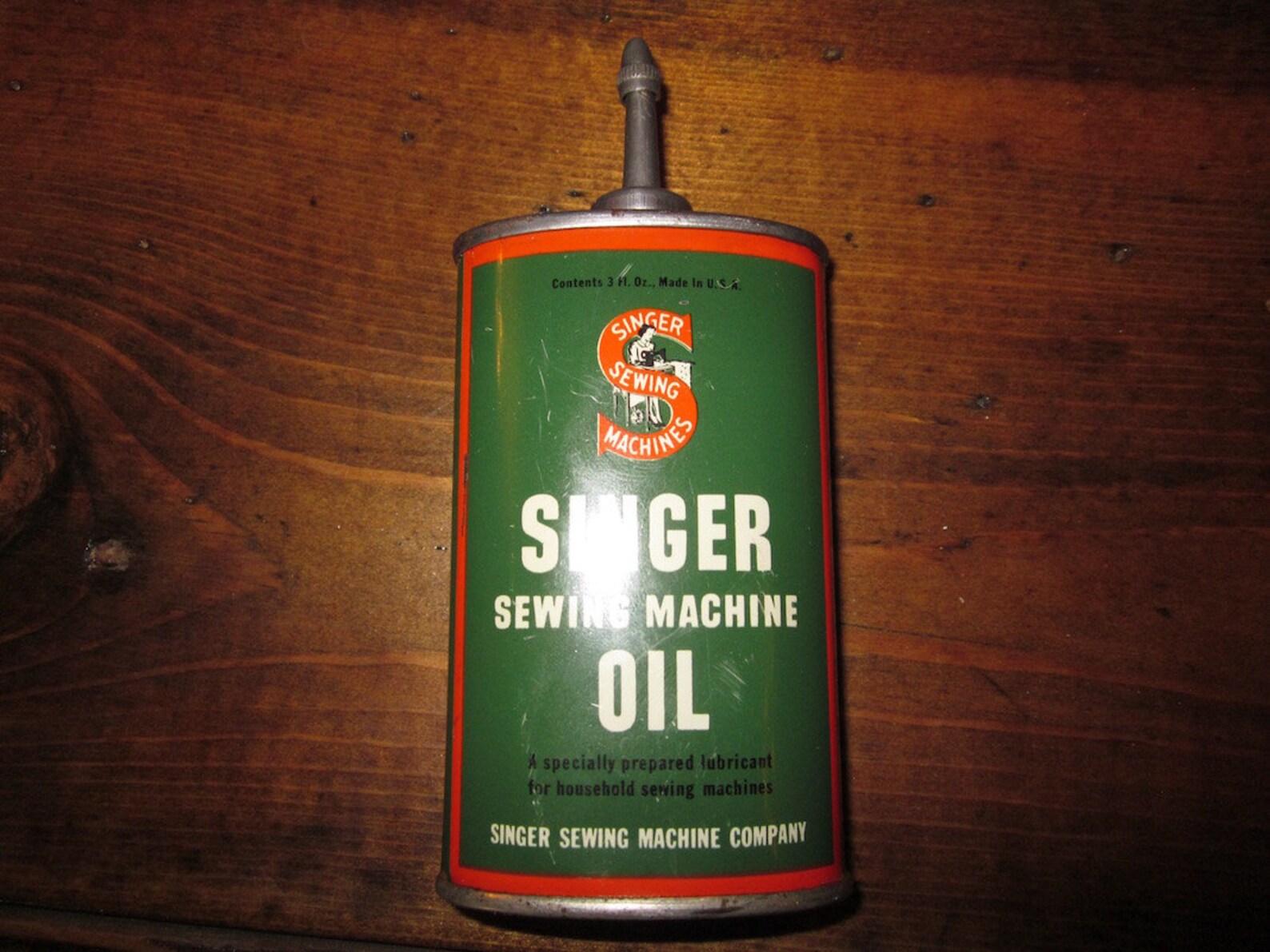 Vintage Singer Sewing Machine Oil Tin With Lead Top 3 Oz. - Etsy
