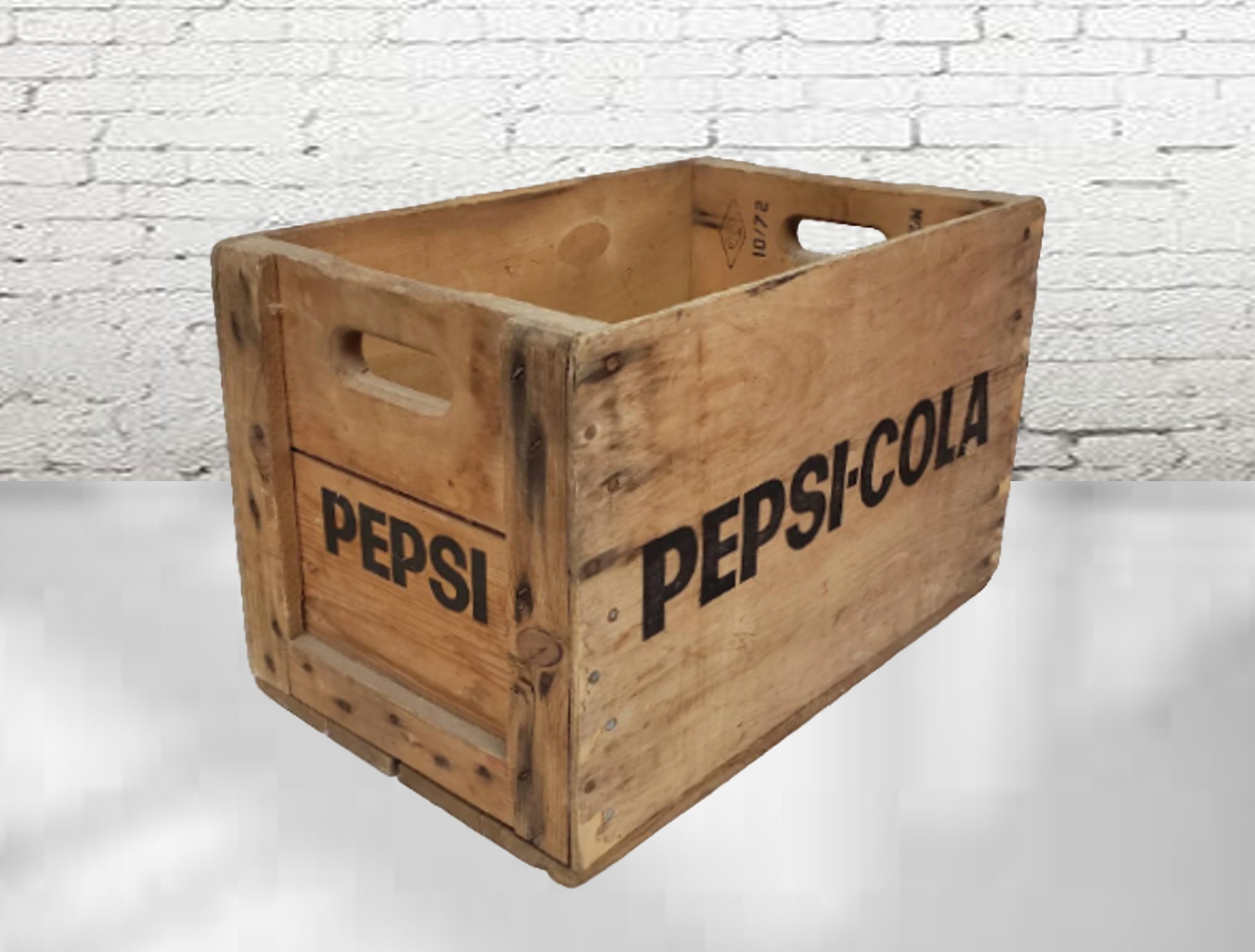 Vintage Pepsi Cola Wood Soda Pop Crates Open In Excellent Shape ...