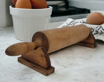 Rolling Pin Holder, Rolling Pin Hanger, Wood Rolling Pin Display ...