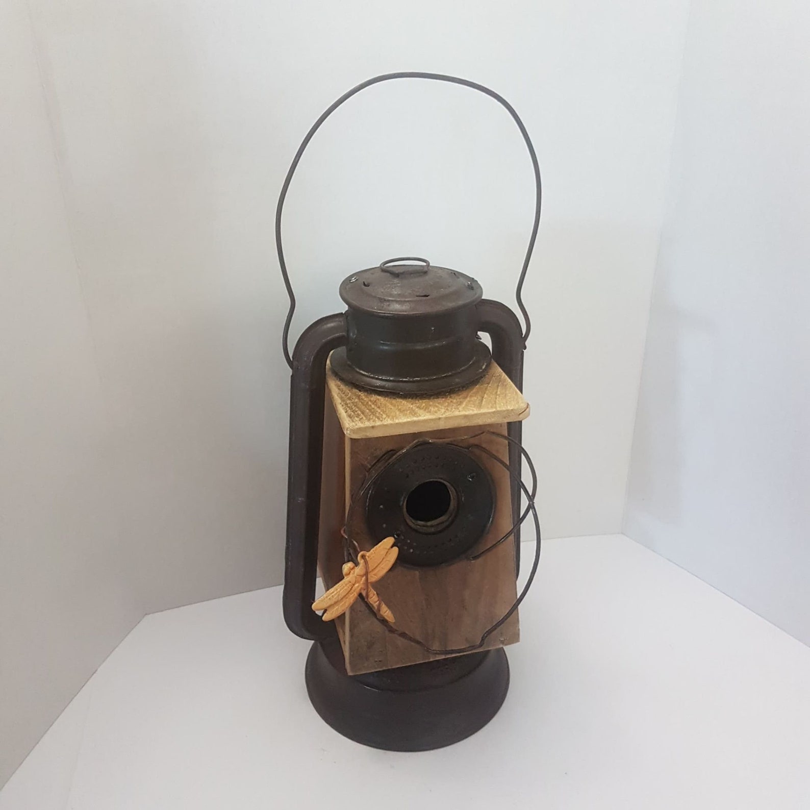 Antique Lantern Birdhouse Farmhouse Yard and Garden Decor | Etsy