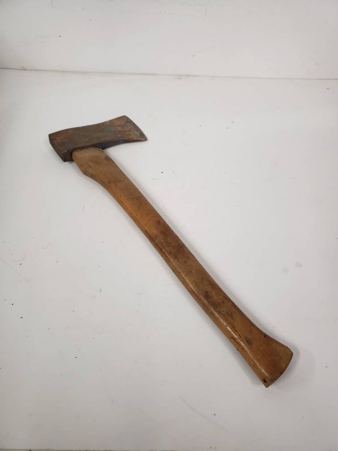 Woodcutting Axe Steel Head Wooden Handle - Etsy