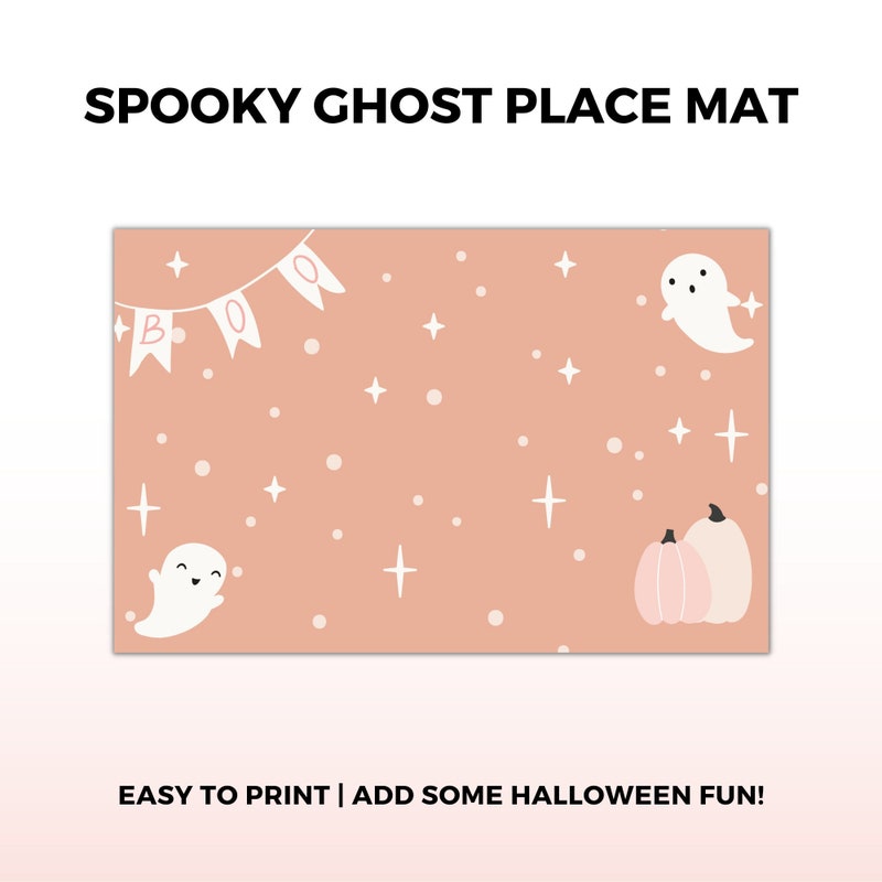Halloween Placemat - Etsy